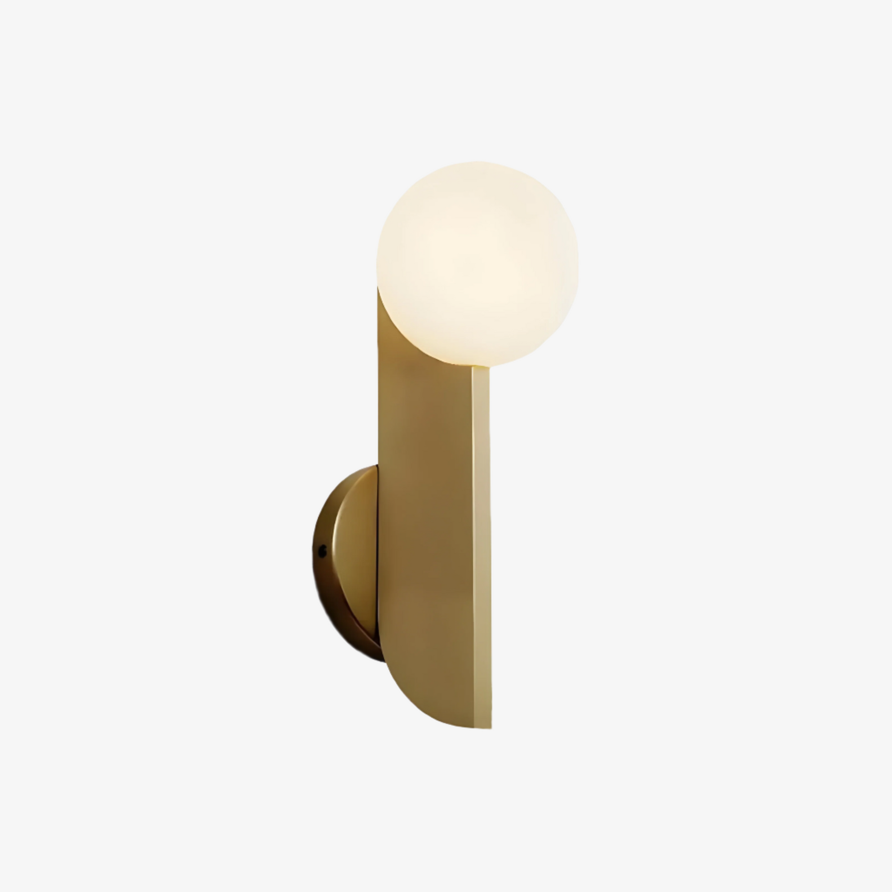 Brix Brass Modern Wall Light