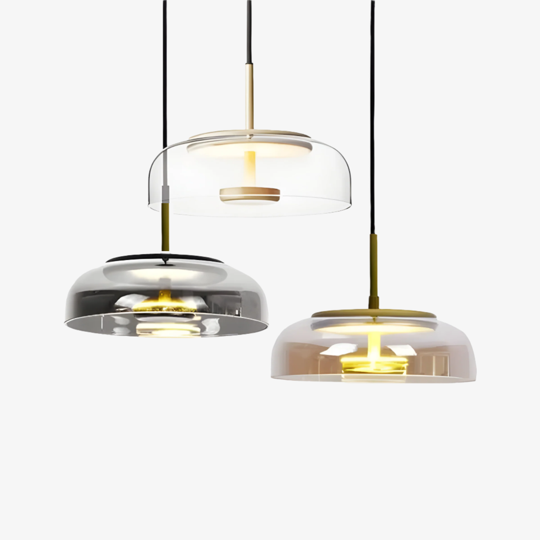 Costa Glass Modern Pendant Light
